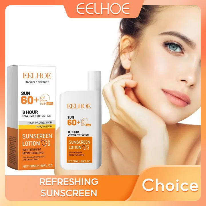 Sunscreen Cream Spf 60+ Long Lasting Uv Protection Facial Sun Block ...