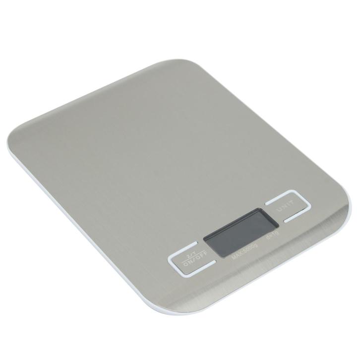 5Kg Electronic Digital Slim LCD Kitchen Weight Kitchen Scale Stainless ...