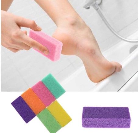 Skin Foot Exfoliate Foam 1 Piece with Fine Foam Beads for Hands and ...