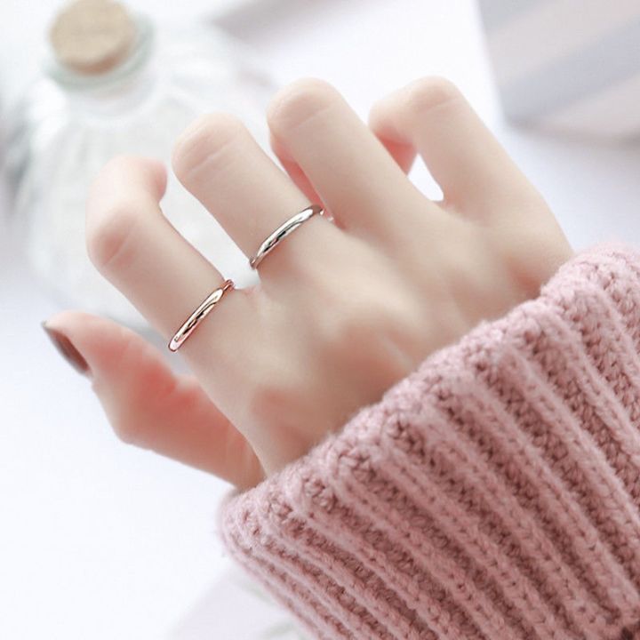 Stackable Stainless Steel Multicolor Ring, 2mm Thin Simple | Daraz.com.bd
