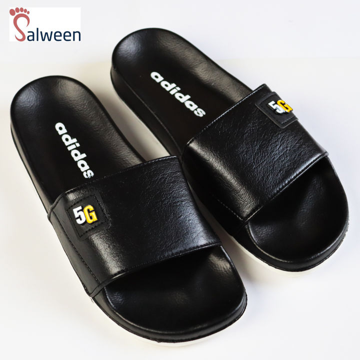 Black Color ADDI 5G Three Step Casual Slide Slipper Sandal For Men ...