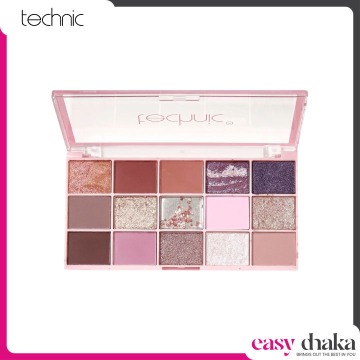Technic 15 Color Eyeshadow Palette - Unconditional | Daraz.com.bd