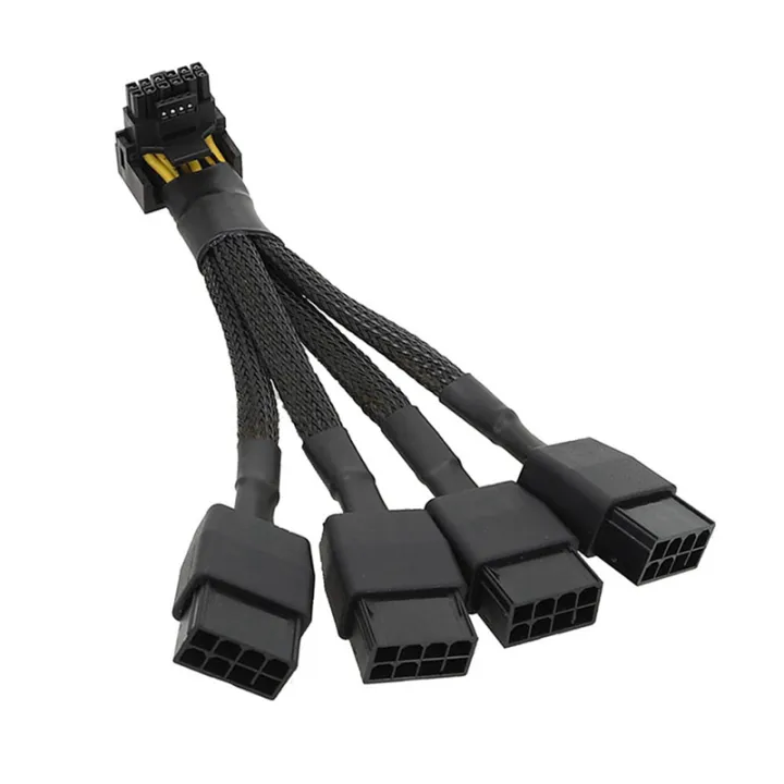 5X for GPU RTX4090 RTX4080 4X8 Pin PCI-E to 16 Pin Graphics Card Cable ...