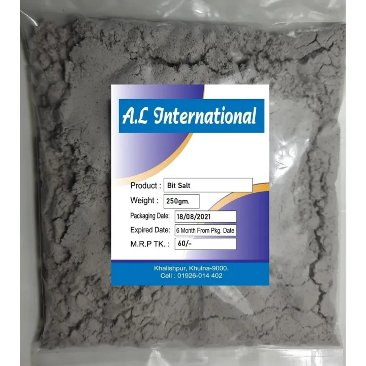 Bit Salt Powder/Bit Lobon/ Black salt - 250gm. | Daraz.com.bd