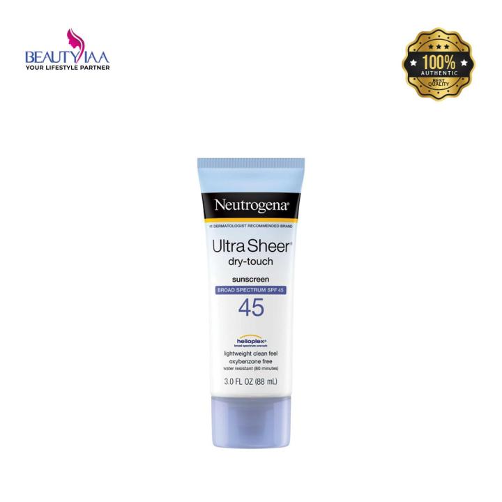 Neutrogena Ultra Sheer Dry-Touch Sunscreen SPF 45-88ml | Daraz.com.bd
