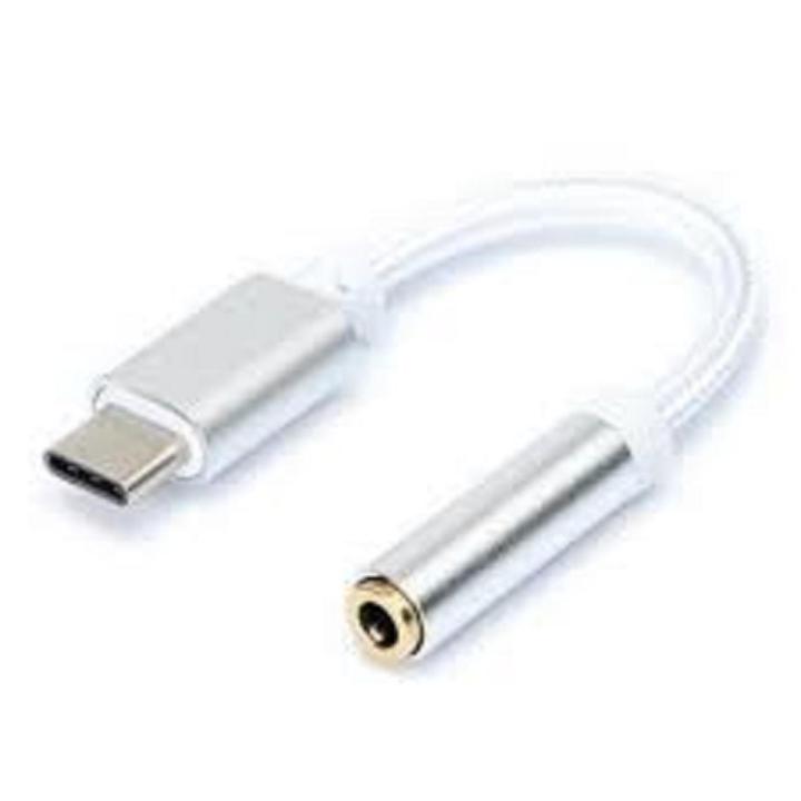 Type-C to Jack 3.5mm AUX Audio Cable Converter Adapter USB-C Male to 3 ...