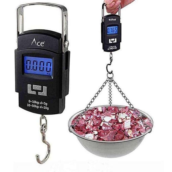 Digital Electronic Portable Hanging Weight Scale - 50 KG Capacity ...