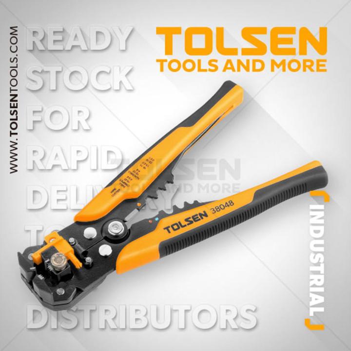 TOLSEN Industrial Automatic Wire Stripper (200mm, 8 inch) Zinc Alloy ...