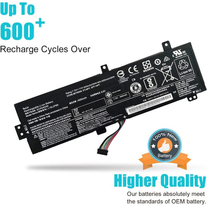 L15L2PB5 Laptop Battery Compatible with Lenovo IdeaPad 310-15IAP 310 ... L15L2PB5 Laptop Battery Compatible with Lenovo IdeaPad 310-15IAP 310 ...
