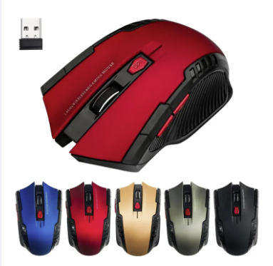 Wireless Mouse 2000DPI 2.4GHz Optical USB Silent Mouse Desktop ...