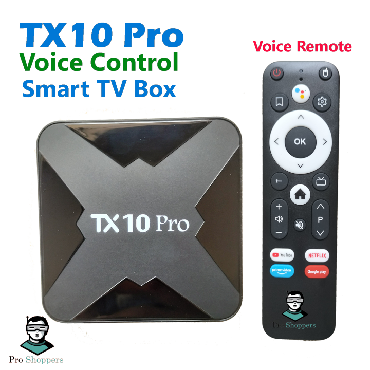 TX10 Pro Android Smart TV Box with Voice Control Remote Bluetooth 5.0 ...