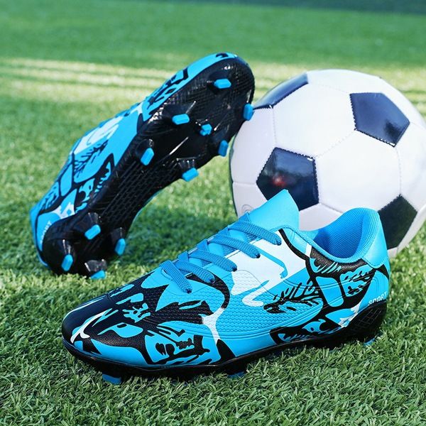 Autumn Training Football Shoes Low-top Leather Spike Football sneaker ...