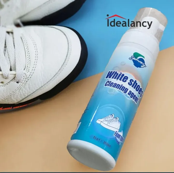 White Sneaker Foam Cleaner 200gm Shoe Cleaner, Foam zone Shoe Cleaner ...