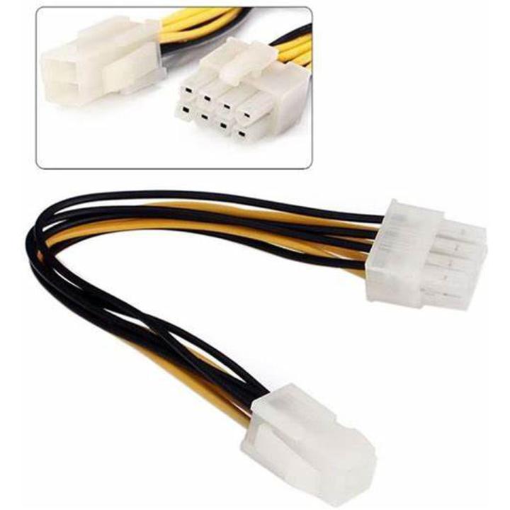 CPU Power Extension Cable 4-Pin to 8-Pin ATX Motherboard | Daraz.com.bd