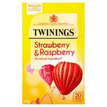 Twinings Raspberry & Strawberry - 20 Tea Bags | Daraz.com.bd