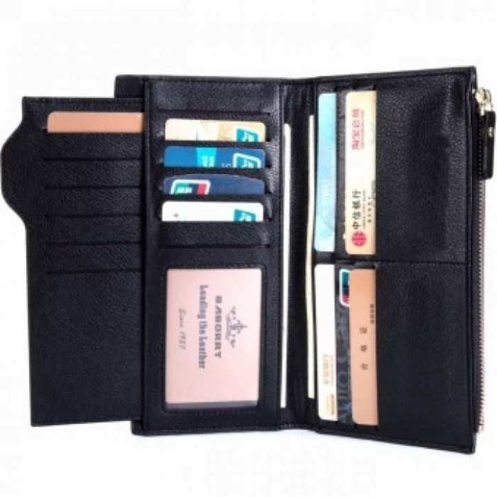 Black Bogesi Long Wallet | Daraz.com.bd