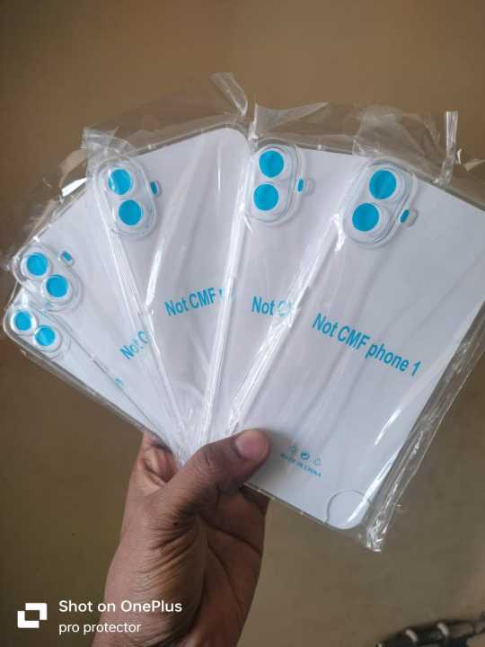 Nothing CMF Phone 1 Comfortable Clear Transparent Soft TPU Back Case ...