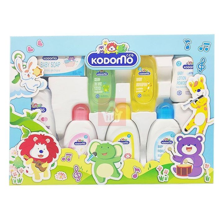 Kodomo Baby Gift Set Large Size (8 Pcs Set), Made in Thailand | Daraz ...