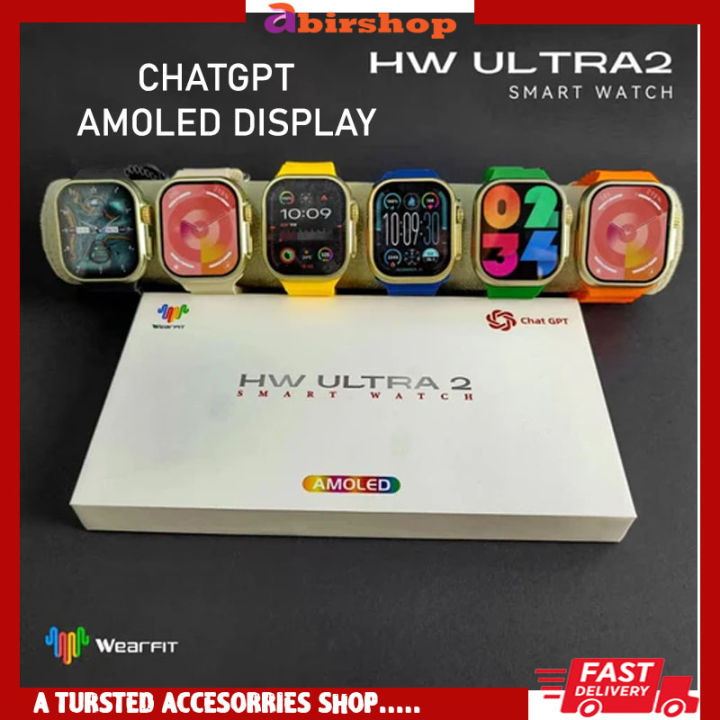 Hw Ultra 2 Smart Watch ChatGPT 2.1" AMOLED 49mm Series 9 Compass ...