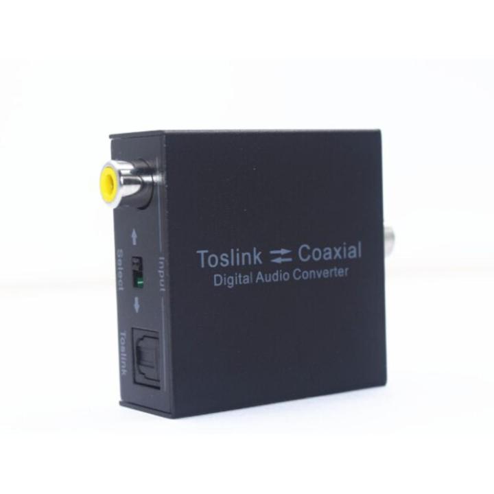 【VisioN Shop】2-way Digital audio converter Coaxial audio converter ...