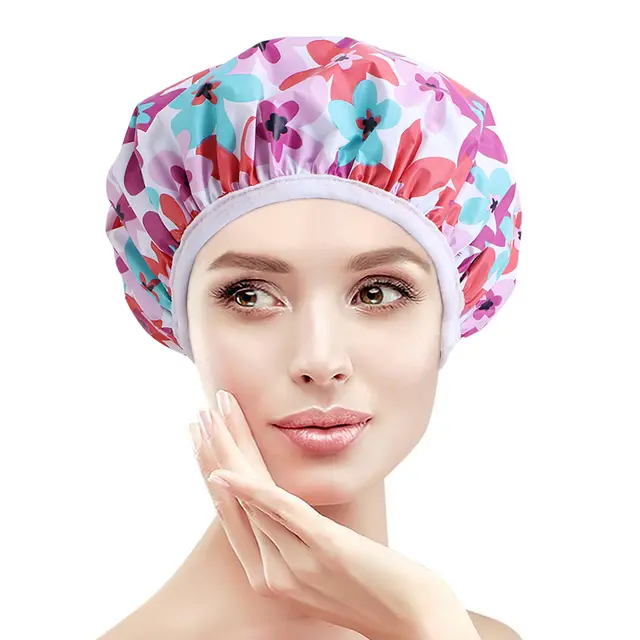 Waterproof Female Shower Cap/Women Shower Cap For Bath-1pcs | Daraz.com.bd