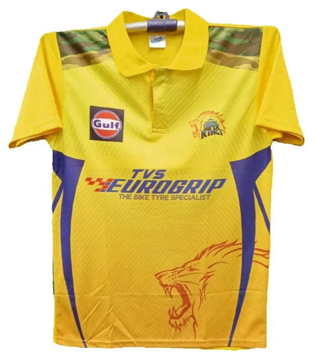 Buy 1 Get 1 Free IPL Chennai Super Kings Cricket Team Jersey 2023 Short ...