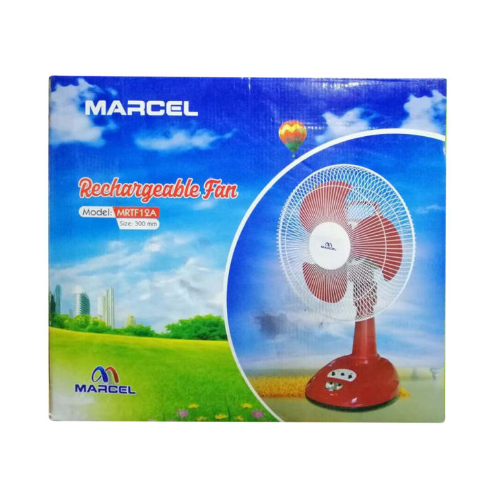Marcel Rechargeable Fan 12" | Daraz.com.bd