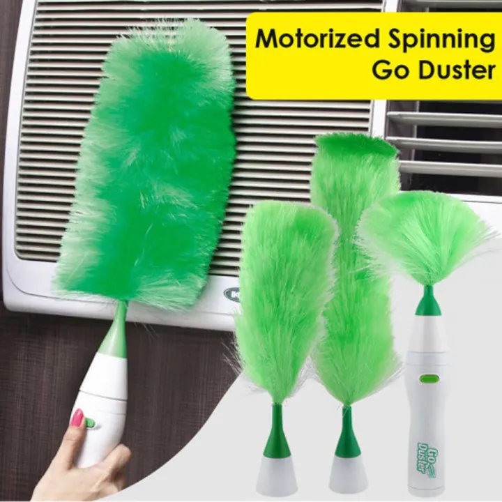 Go Dust Electric Feather Spin Home Duster, Electronic Motorized ...