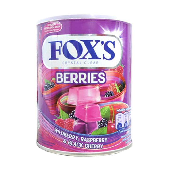 Fox's Crystal Clear Mix Berries Flavored Candy Tin 180g | Daraz.com.bd