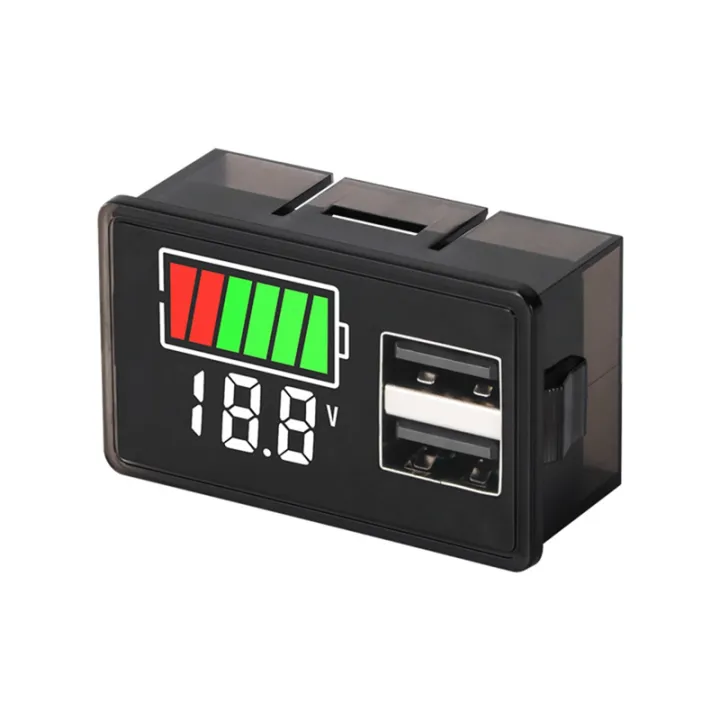 1 PCS Battery Charge Level Indicator Lithium Battery Capacity Meter ...