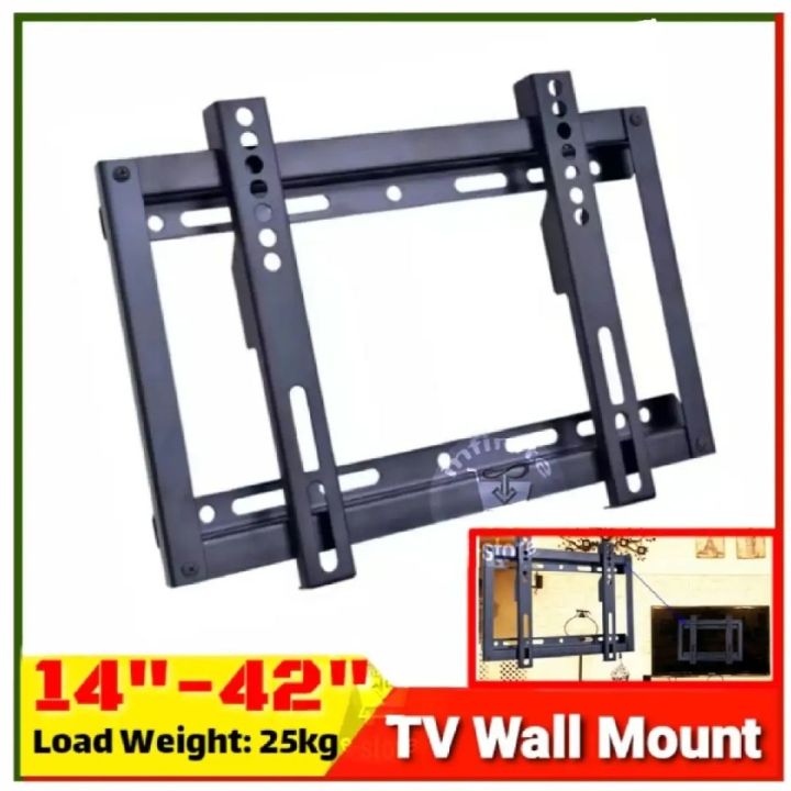 Universal Vesa Ultra Slim LCD LED PDP Flat Panel fix TV wall mount for ...