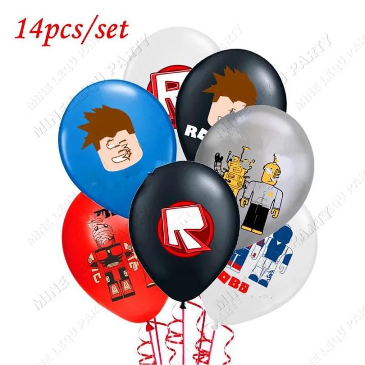 Roblox Latex Balloons 12inch Ballon Pixel loxed Happy Birthday ...