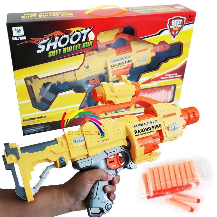 Shoot Soft Bullet Toy Nerf Style With 20 Free Darts And Target Board ...