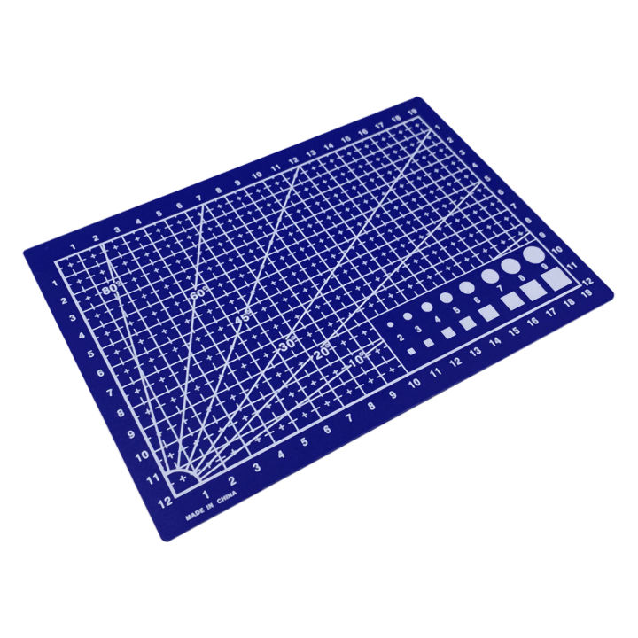 A3 Cutting Mat Single-sided Cutting Board Cut Pad DIY Tool with Clear Grid Lines Angles for ...