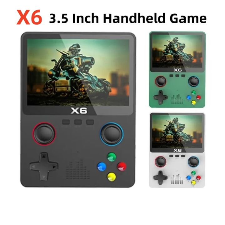 X6 Game Console Retro Video Game Console 3.5'' IPS Screen Portable ...