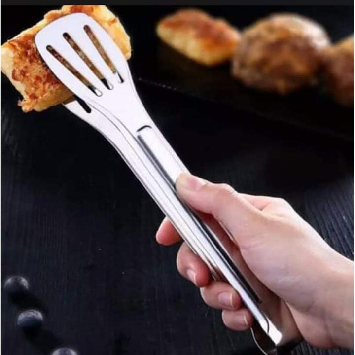 Stainless Steel Food Clip Kitchen Buffet Cooking Tool Anti Heat Bread ...