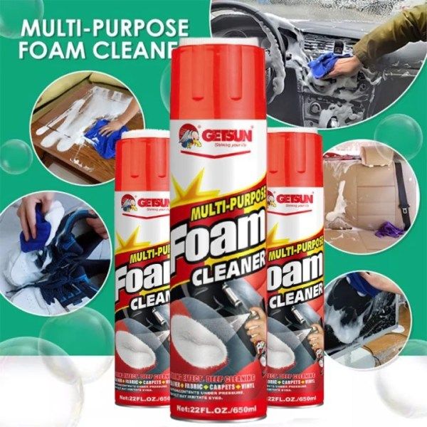 Multi-Purpose Kitchen And Car Foam Cleaner -650ml | Daraz.com.bd