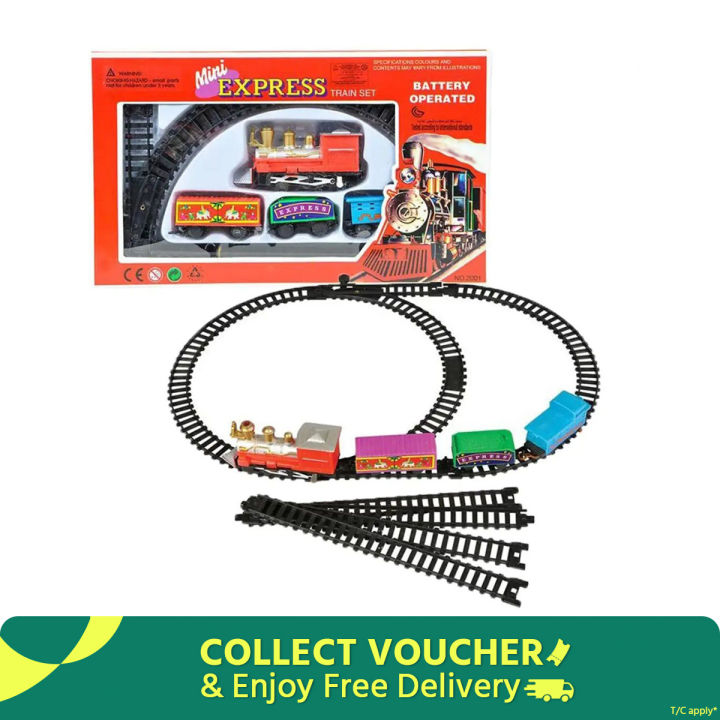 Mini Express Battery Operated Train set for kids | Daraz.com.bd