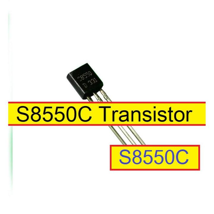 10Pcs- 8550 S8550 S-8550 Transistor BJT PNP 40V 500mA PNP General Purpose Transistor TO-92 ...