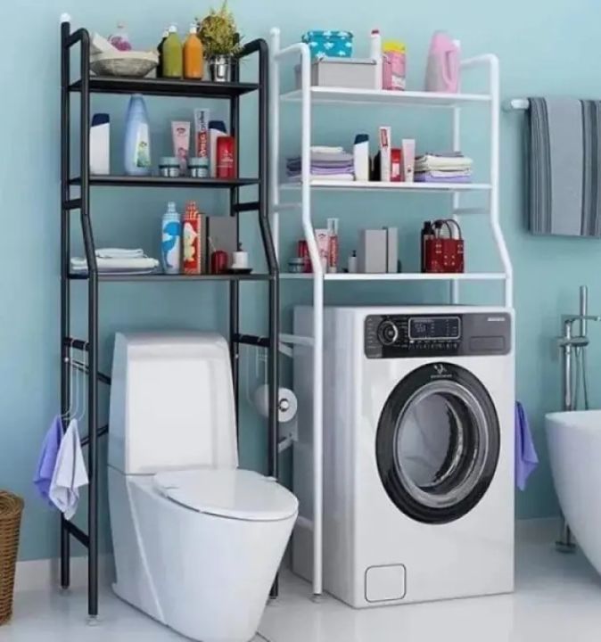 Bathroom Storage Rack 3 Layers Floor Type Toilet Stand Bathroom Cabinet ...