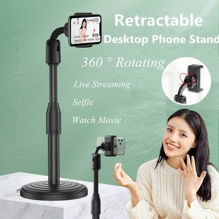 L7 Desktop Mobile Phone Holder Height Adjustable Stand & 360° Rotatable ...