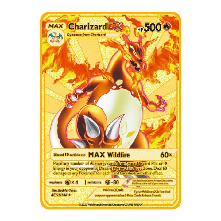 【Serendipity party】Pokemon Cards Charizard Metal Card PIKACHU DX HP EX ...