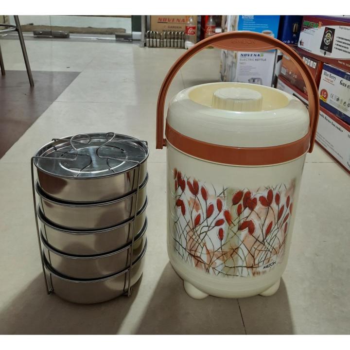 Milton Lunch Carrier Capacity 5 litre, Family Lunch Box-Trozan-5 ...