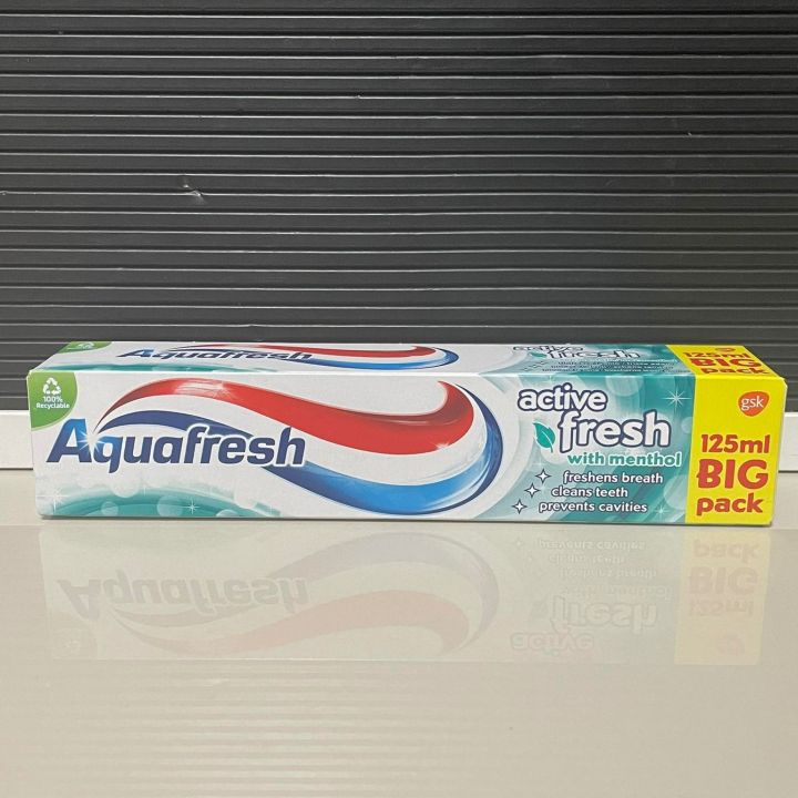 Aquafresh Toothpaste Active Fresh With Menthol 125ml | Daraz.com.bd