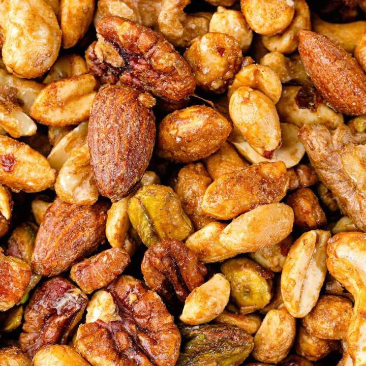 Roasted Almond Nut+ Thai Peanuts/ Dry Fruits/ Dry Food/ Vaja Kath ...