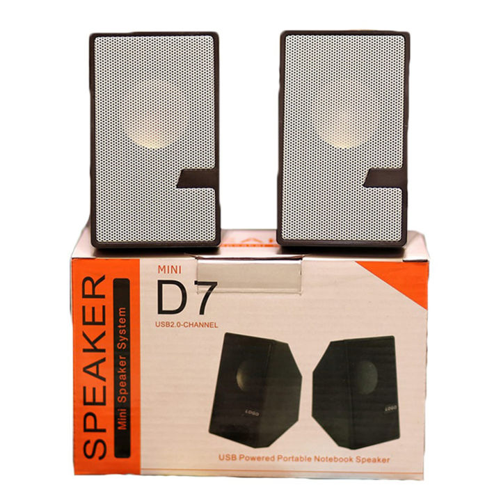 D7 Sound Multimedia 3D Speaker System Mini USB 2.0 | Daraz.com.bd