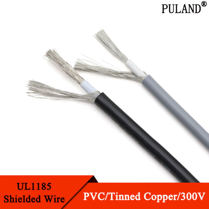 5/10M UL1185 Shielded Wire 28 26 24 22 20 18 16 14 12 10 AWG Channel Audio Single Core 1C ...