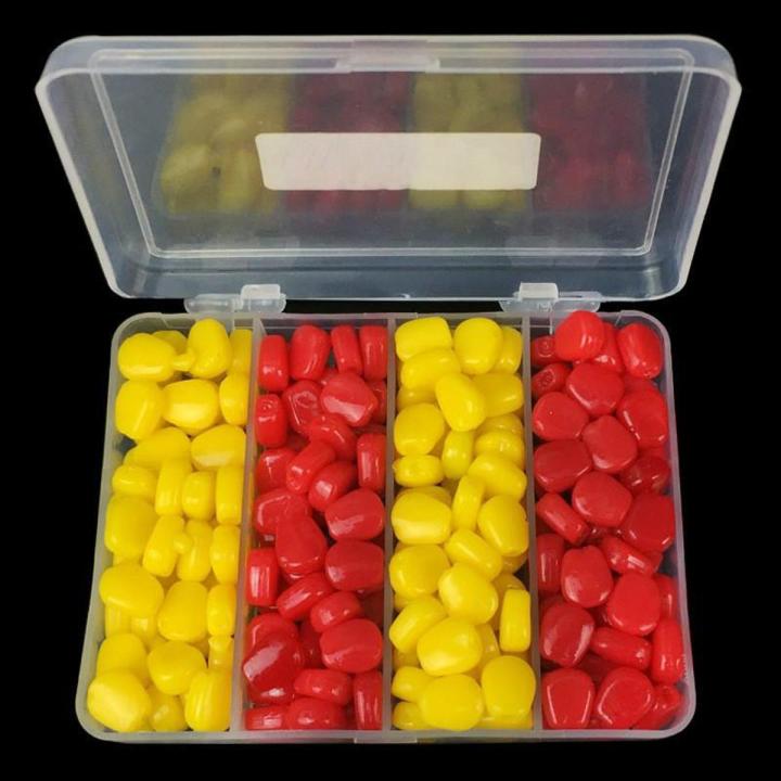 200pcs/Lot Soft Carp Bait Fishing Lure Set Floating Corn Flavor ...