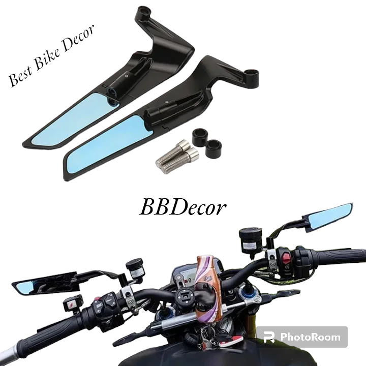 "STEALTH" Naked Mount Winglet Mirror Set by Rizoma | Daraz.com.bd