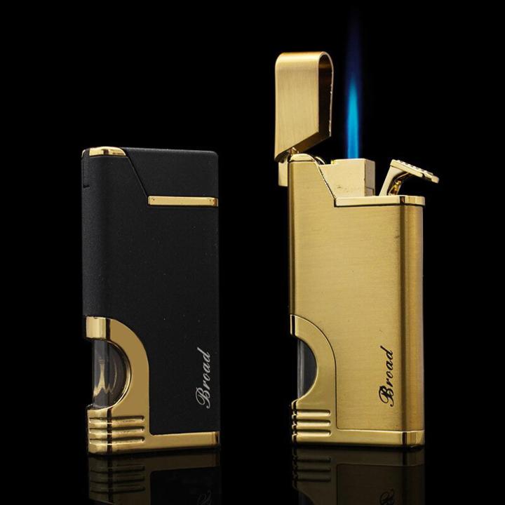 NEW Visual Air Window Direct Impact Butane Gas Lighter Metal Windproof ...